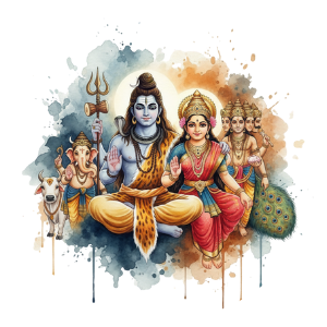 Brass Shiv Parivar Statue | Divine Family Idol – Luxeartisanship